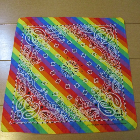 Wah Yick | Accessories | Western Cowboy Rainbow Bandana Gay Pride Lgbtq ...